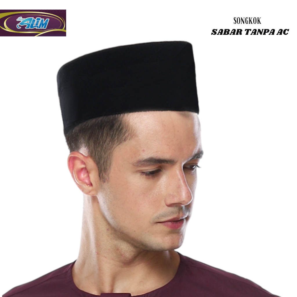 Jual Sang Alim - Songkok Hitam Polos Kopyah Formal Polos Peci Hitam ...