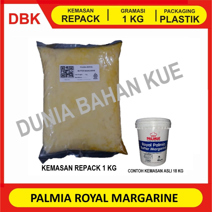 Jual PALMIA ROYAL BUTTER MARGARINE / MENTEGA MARGARIN PALMIA - REPACK 1 ...