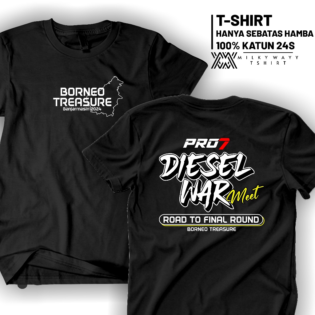Jual Milky Wayy Tshirt Kaos Diesel War 2024 Pro7 Kaos Diesel War ...