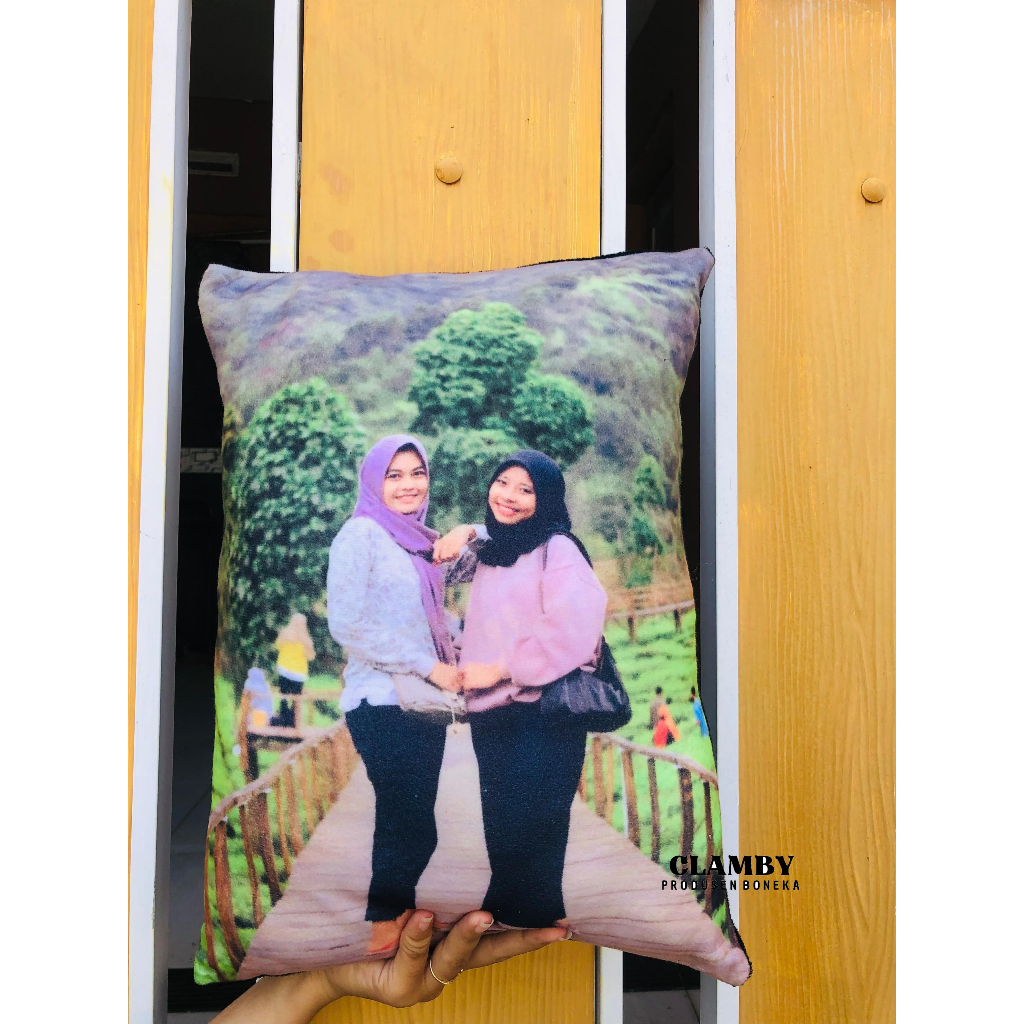 Jual Bantal Foto Custom Bantal Tidur Size 40 x 30 CM / Bantal Hadiah ...