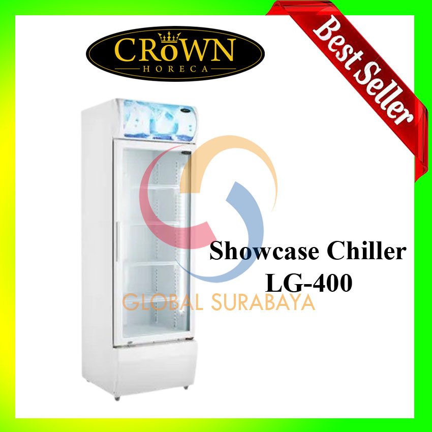 Jual CROWN Showcase Chiller LG-400 - GARANSI RESMI | Shopee Indonesia