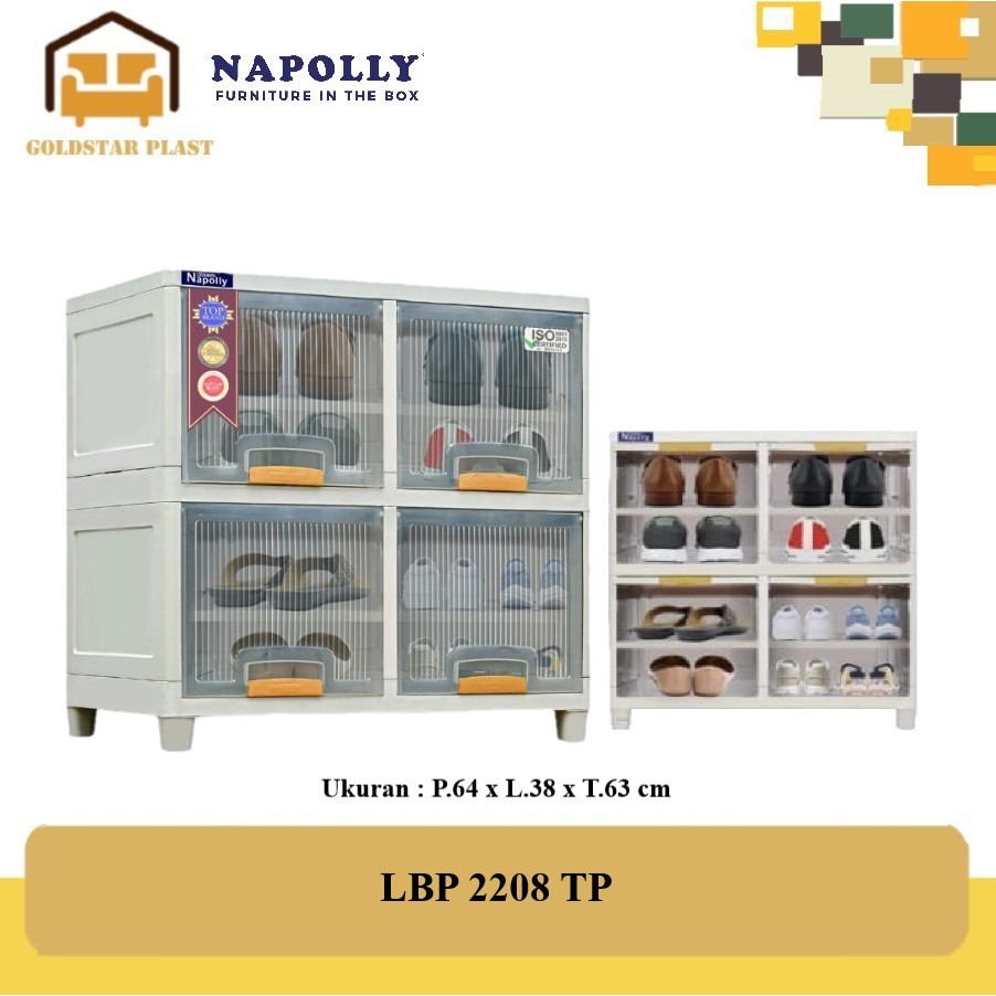 Jual Rak Sepatu Plastik Napolly/Rak Sepatu Minimalis/Locker Serbaguna ...