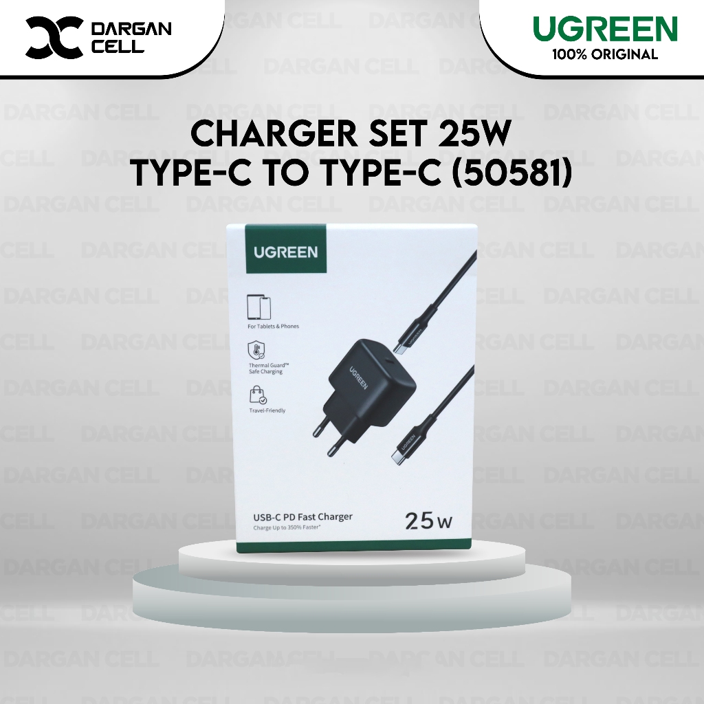 Jual UGREEN SET CHARGER SUPER FAST CHARGING 25W (50581) (45419) | Shopee Indonesia