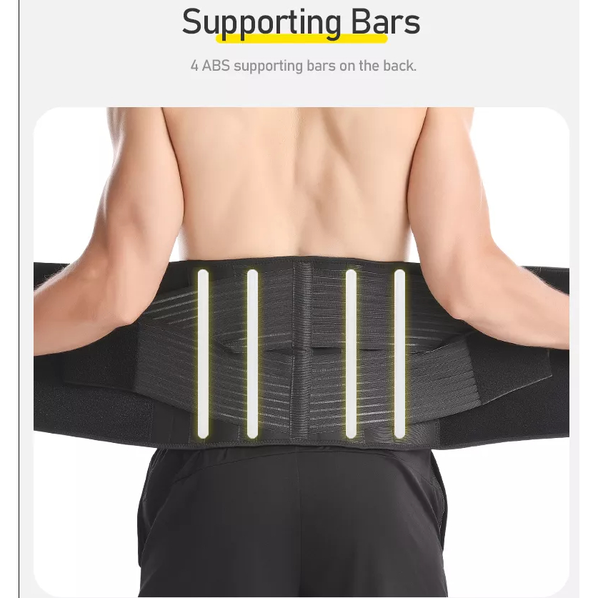 Jual PREMIUM QUALITY AOLIKES KORSET PENYANGGA WAIST SUPPORT WITH BARS ...