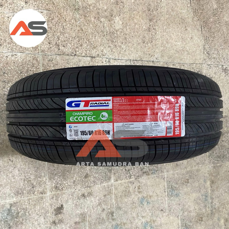 Jual Ban GT Radial Gajah Tunggal Champiro Ecotec 195 / 60 R 16 R16 | Shopee Indonesia
