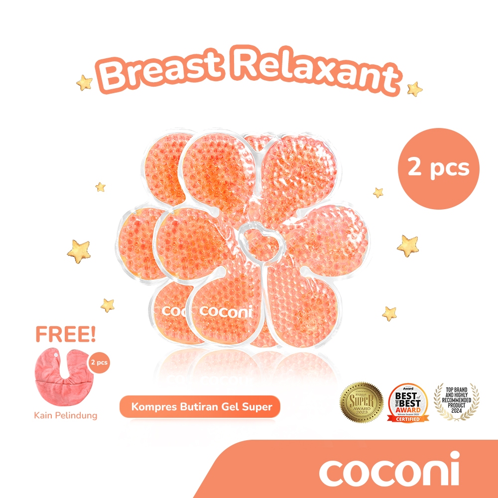 Jual COCONI Breast Relaxant 2 Pcs Free Cover | Breast Gel Healing Pad ...