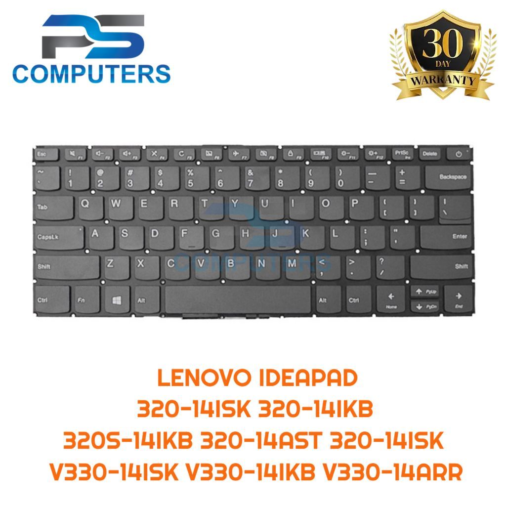 Jual KEYBOARD LENOVO IDEAPAD 320-14 IP320-14 WITH POWER LED | Shopee ...