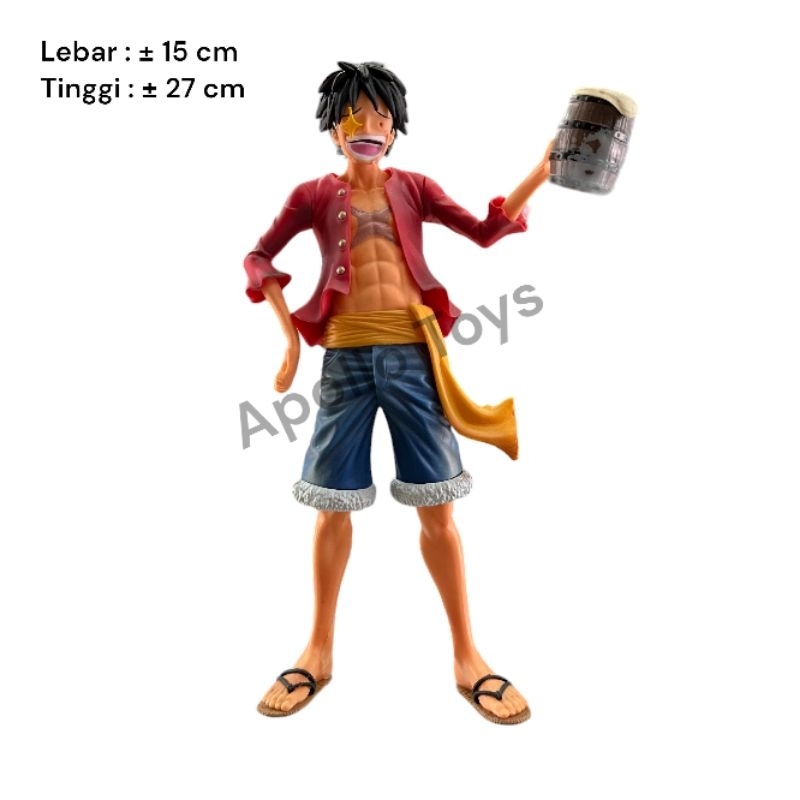 Jual Figure Luffy One Piece Drink 7401 ApolloToysBdg | Shopee Indonesia