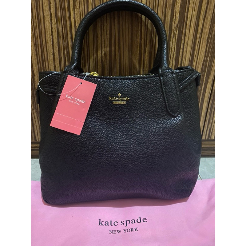 Jual Kate Spade Dumpling Crossbody (Black) | Shopee Indonesia