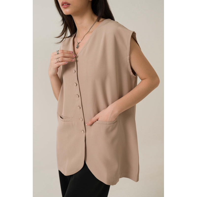 Jual [PAYDAYSALE] Mader Vest - Vest Basic Premium Wanita | Shopee Indonesia