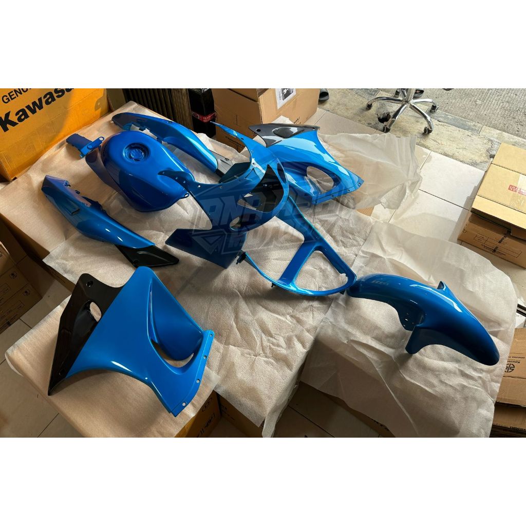 Jual Body Fullset & Tangki Biru ZX KRR Kawasaki Ninja RR OLD Original ...