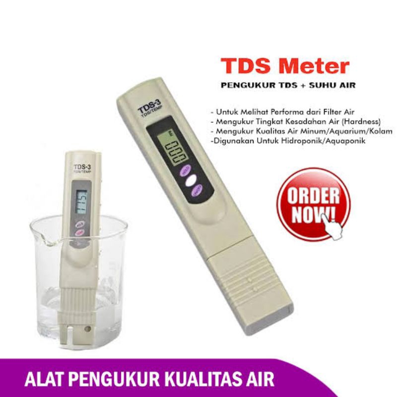 Jual TDS Meter digital alat ukur pH air dan hidroponik murah | Shopee Indonesia