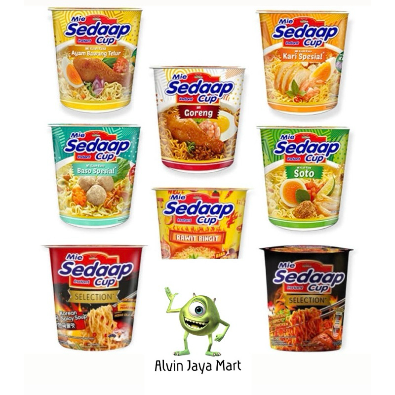 Jual Mie Sedaap Cup 1 dus isi 12 pcs Mie instan cup | Shopee Indonesia