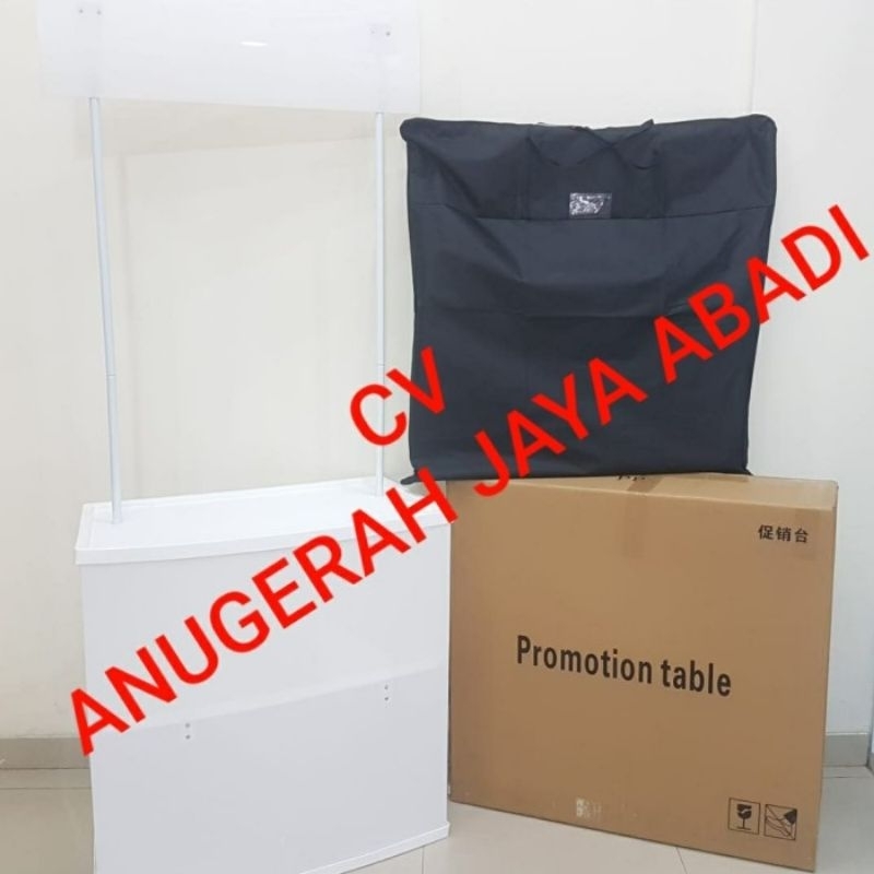 Jual EVENT DESK PUTIH POLOS TIDAK CETAK / MEJA JUALAN TANPA CETAK ...
