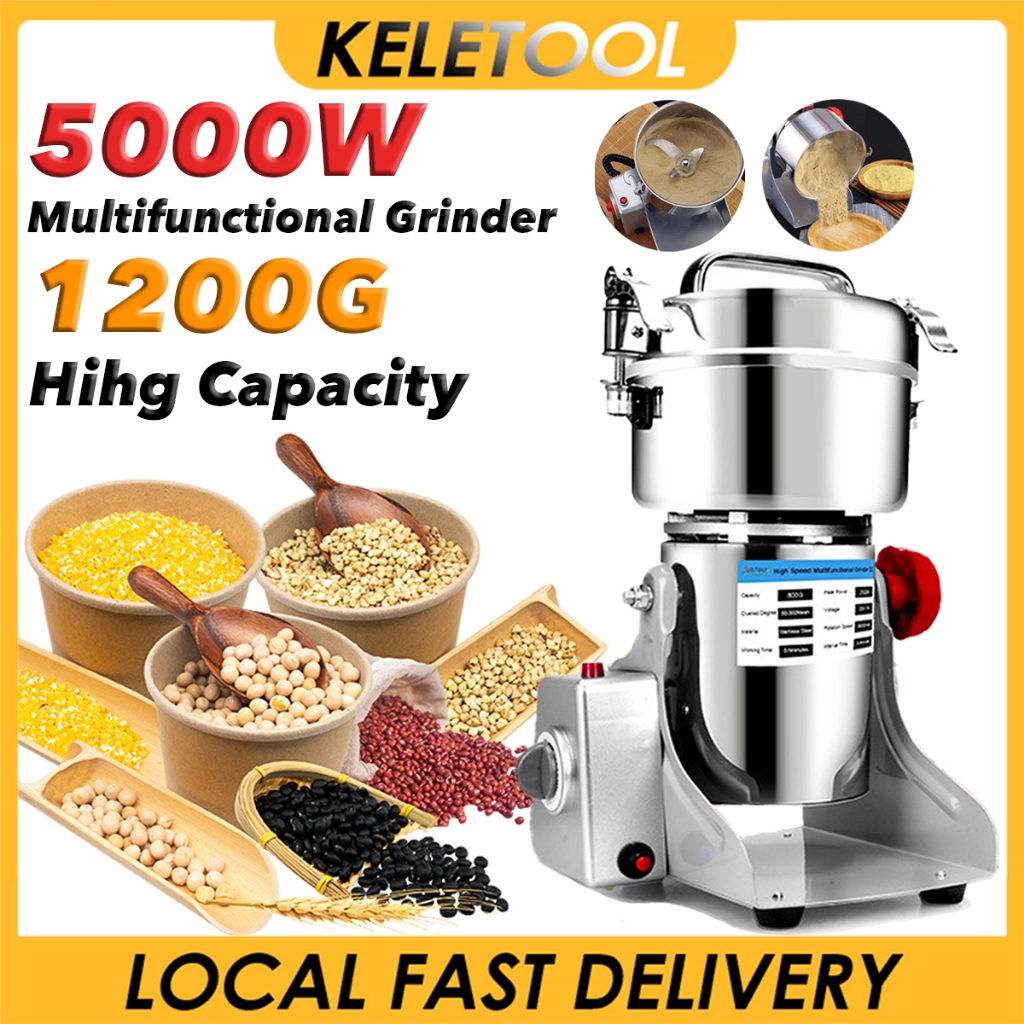 Jual 1200G Penggiling Tepung Giling Grinder Listrik Giling Tepung Beras ...