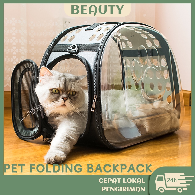 Jual Pet tas kucing Ransel Transparan Tas Kucing Lipat Kucing Kantong ...