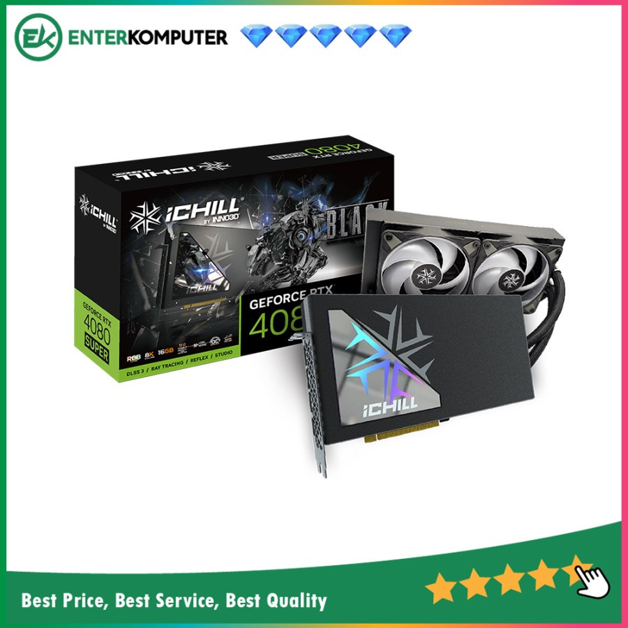 Jual Inno3D GeForce RTX 4080 SUPER 16GB GDDR6X ICHILL BLACK - RGB ...