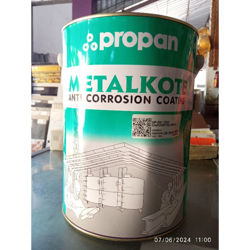 Jual Propan Metalkote Zinc Phosphat | Meni Besi | Galonan ( 5 Ltr ...