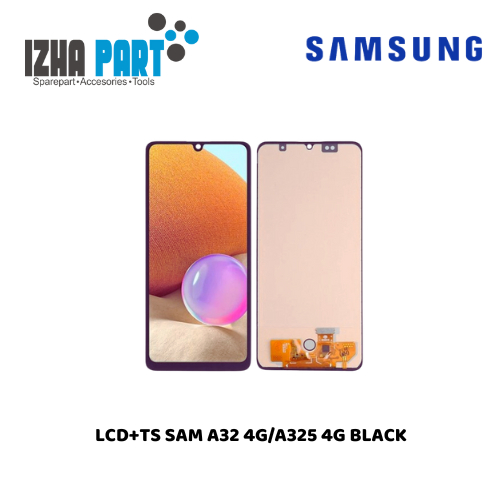 Jual LCD+TS SAM A32 4G/A325 4G BLACK | Shopee Indonesia