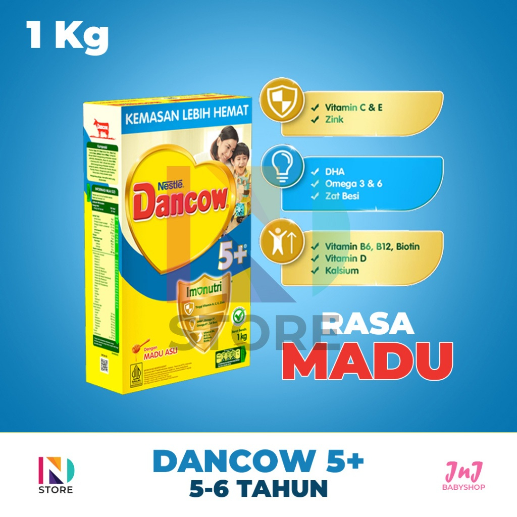 Jual Dancow 5+ Rasa Madu Kemasan 1Kg | Shopee Indonesia