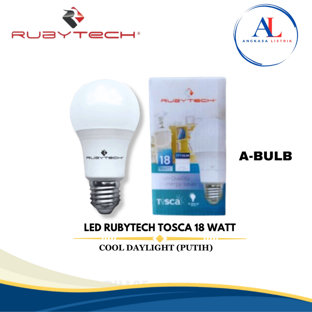 Jual LAMPU LED RUBYTECH TOSCA 18WATT A-BULB | Shopee Indonesia