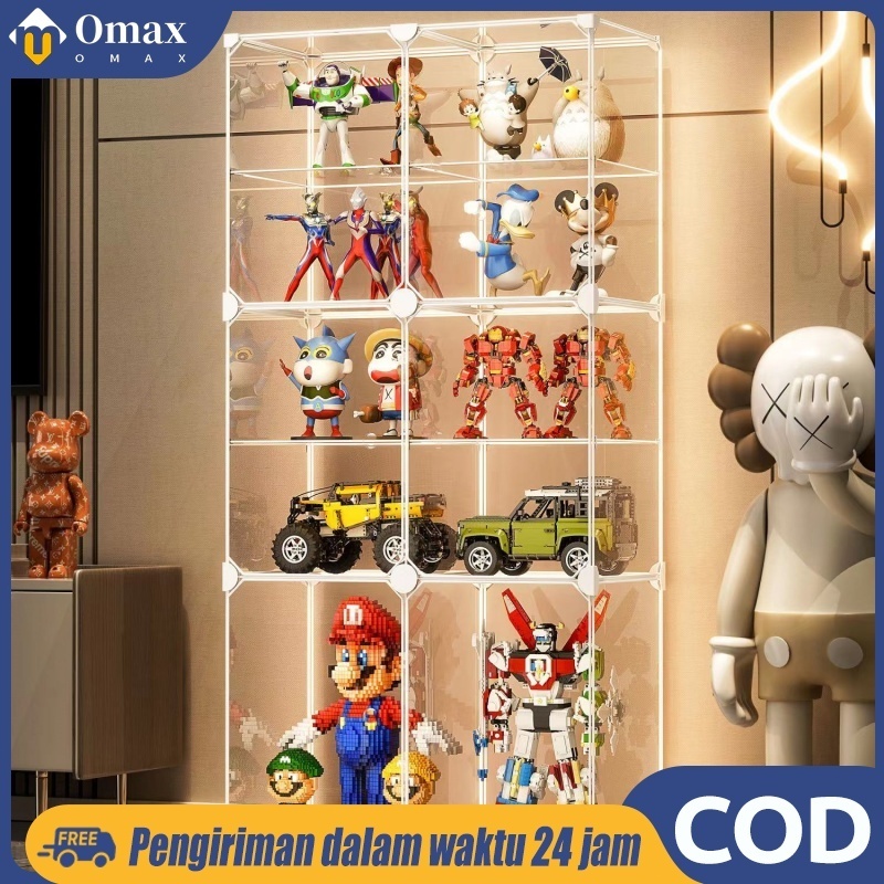 Jual Omax Oversize Kotak display Partisi yang dapat dilepas Rak ...