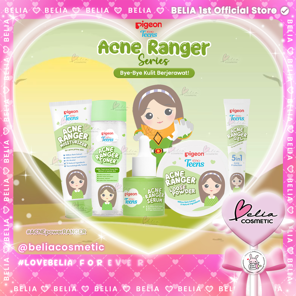 Jual BELIA PIGEON TEENS Acne Ranger Series | Moisturizer | Toner | Acne ...