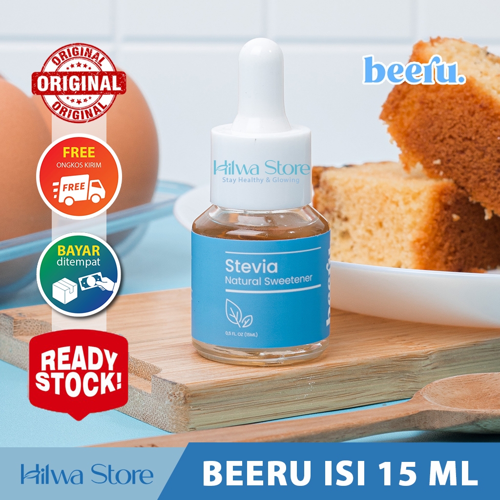 Jual BEERU 15 ML STEVIA NATURAL SWEETENER - PEMANIS ALAMI - PENGGANTI ...