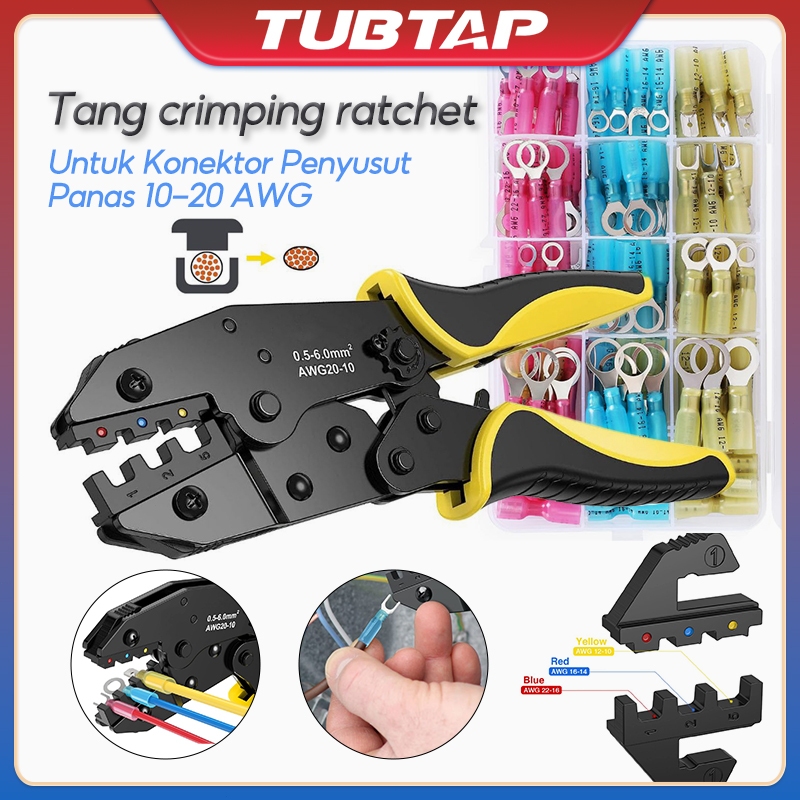 Jual Tubtap Alat Crimping untuk Konektor Penyusutan Panas, Alat Doplop ...