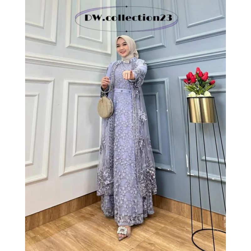 Jual NEW ARRIVAL GAMIS BROKAT BAHAN IMPORT / GAMIS OUTER TERBARU ...
