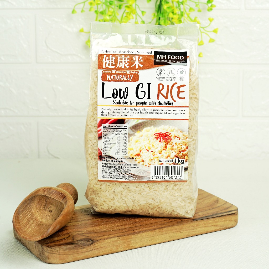 Jual MH Natural Low GI Rice 1kg Beras Rendah Glycaemic | Shopee Indonesia