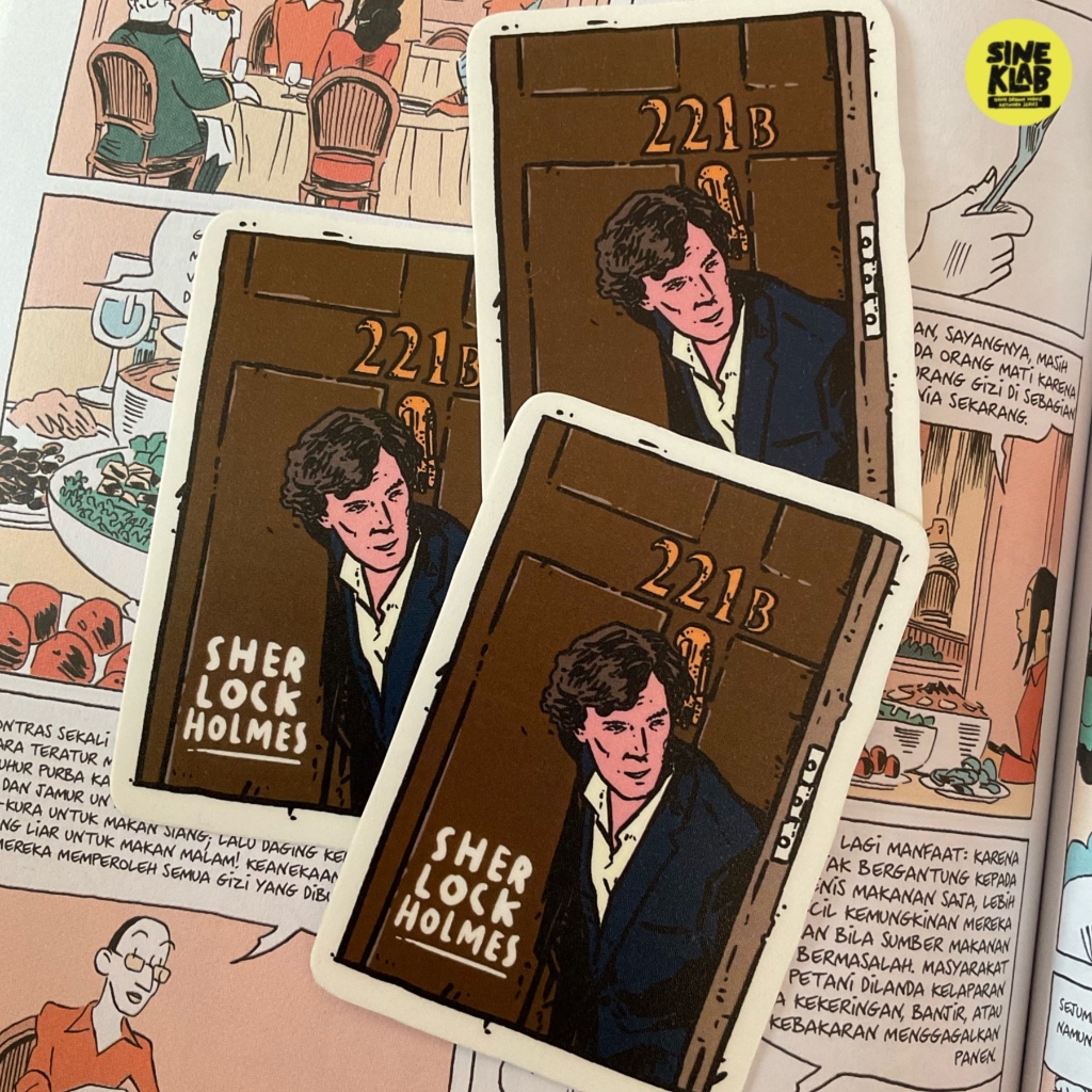 Jual sineklab - Sticker SHERLOCK HOLMES - Edisi Sticker Film / Movie ...