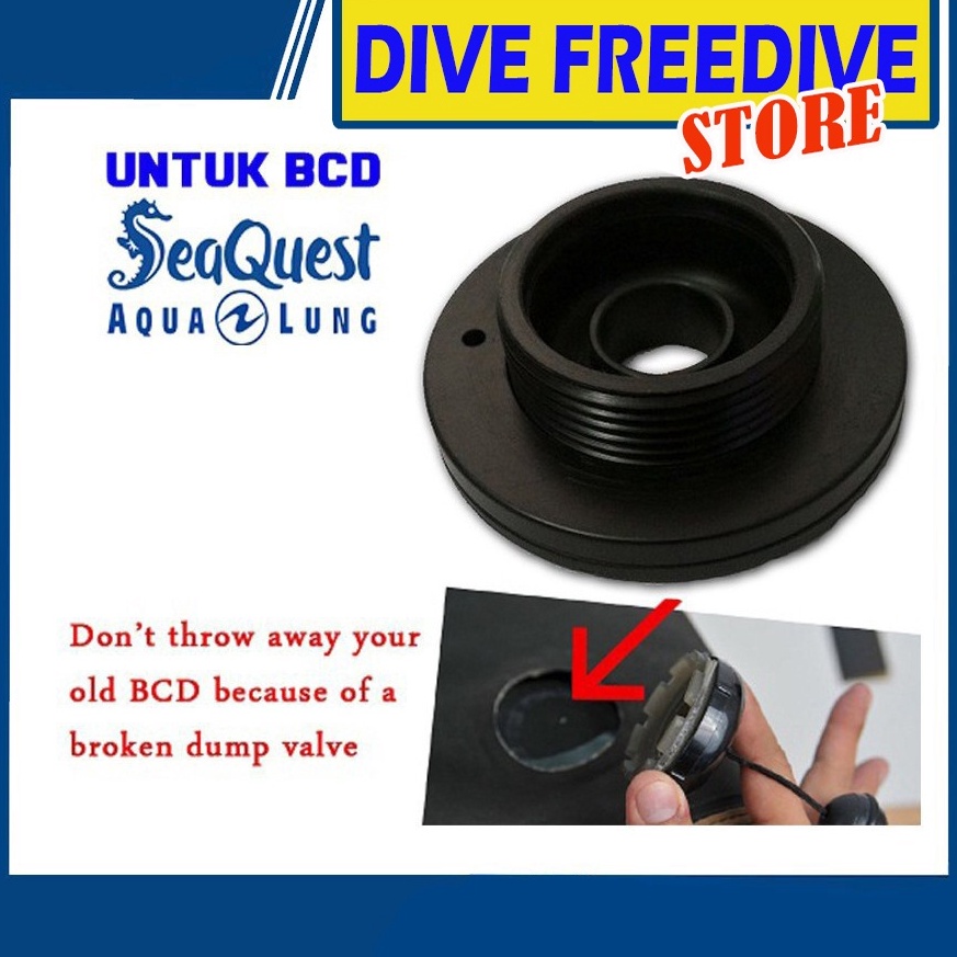 Jual KODE Y78H Spare Part BCD BC Dump Valve Seaquest Aqualung Hard ...