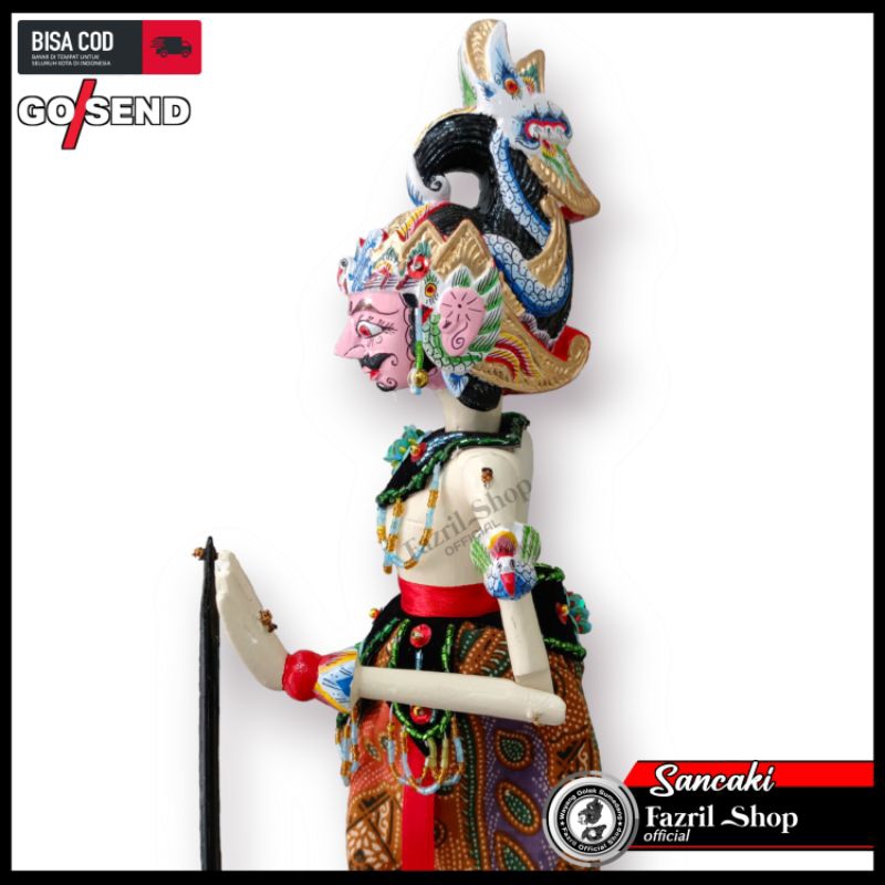 Jual Wayang Golek Sancaki Patih Dewa Sri Krisna 38CM Full ukir | Shopee ...