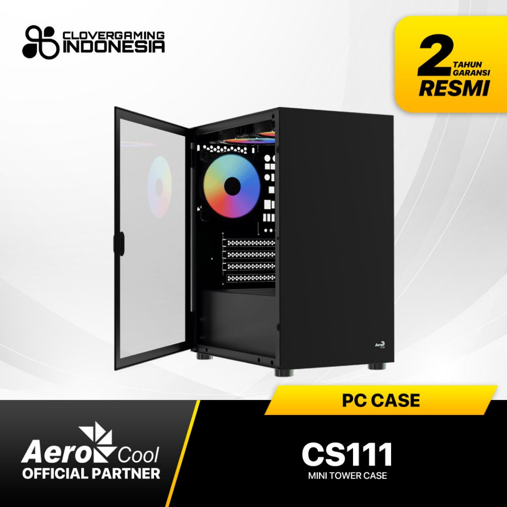 Jual Aerocool CS111 / CS-111 Casing PC Komputer Mini Tower mATX Computer Case CS 111 | Shopee ...