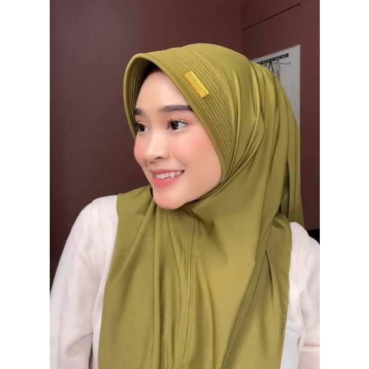 Jual BERGO HAMIDAH SIZE M ( LABEL ) BESI BY SN_Hijab ( PREMIUM ) | Shopee Indonesia