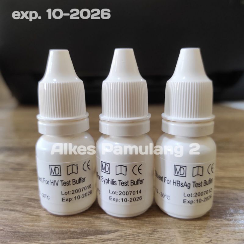 Jual Cairan Buffer Liquid Test HIV 1/2 | Syphilis | HBsAg isi 5ml | exp ...