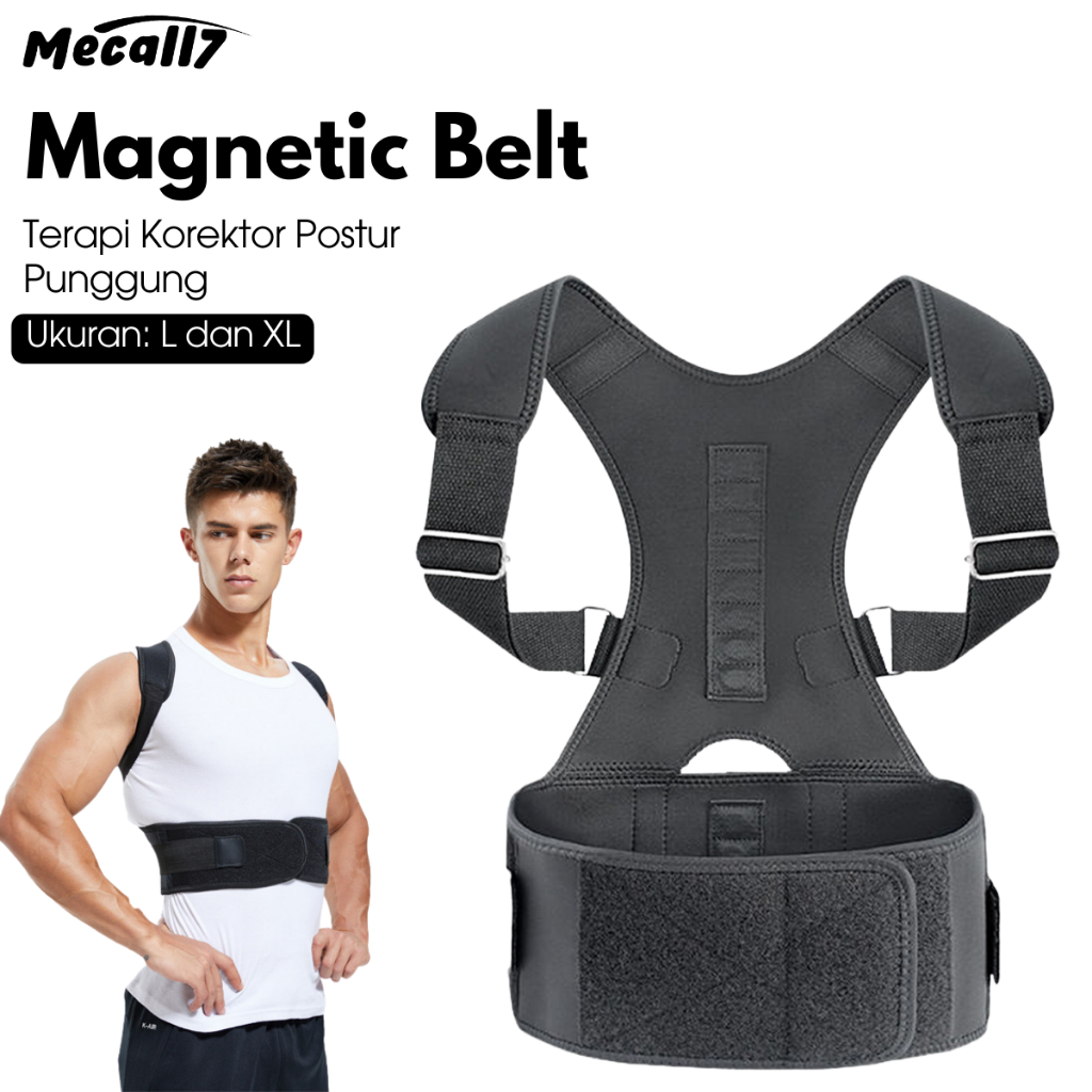 Jual Belt Magnetic Terapi Punggung Alat Terapi Penegak Badan dan ...