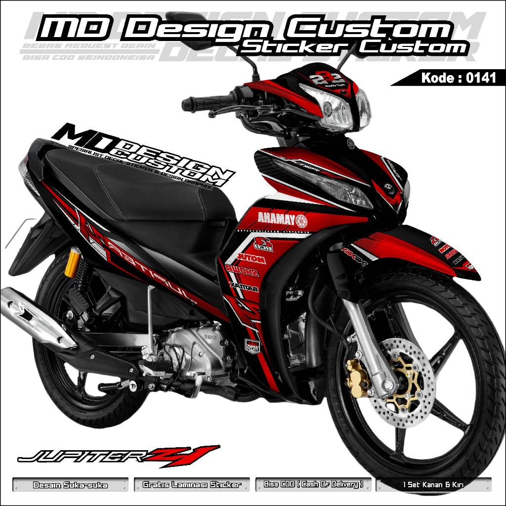 Jual 0141 (COD) Sticker Decal Jupiter Z1 FullBody Bebas Request Terbaru ...