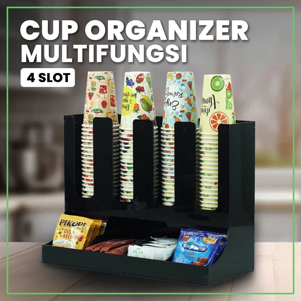 Jual Paper Cup Organizer Multifungsi Isi 4 KODE R3N3 | Shopee Indonesia