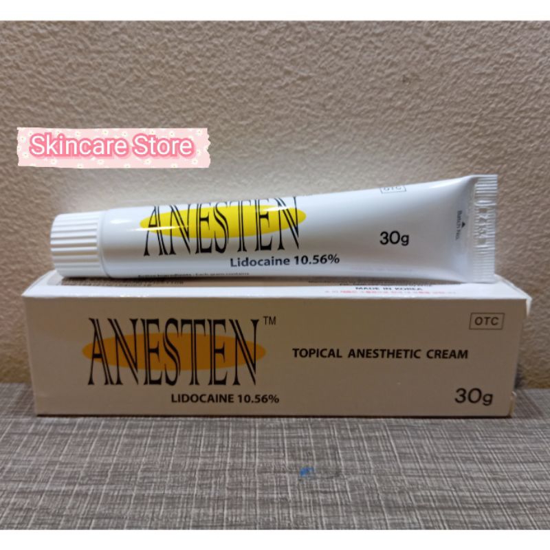 Jual Salep Anesten Topical Anesthetic Cream 30gr Made In Korea | Shopee ...