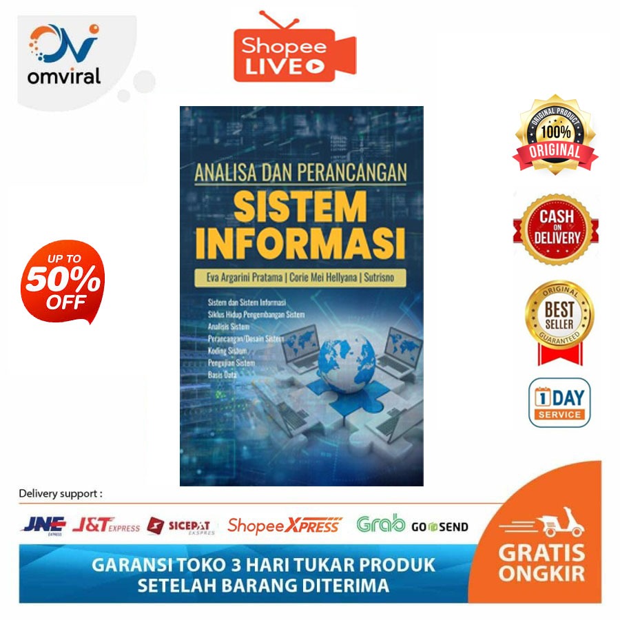 Jual Buku Teknik Informatika Terbaru : Analisa Dan Perancangan Sistem Informasi Eva Argarini ...