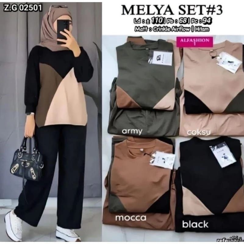 Jual SET MELYA SETELAN WANITA DEWASA JUMBO TERBARU//ONE SET WANITA DEWASA KEKINIAN | Shopee ...