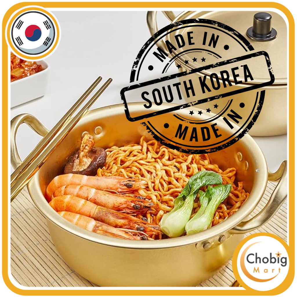 Jual CHOBIG Panci Emas EXPO Ramen Ramyun Made in Korea Aluminium GOLD ...