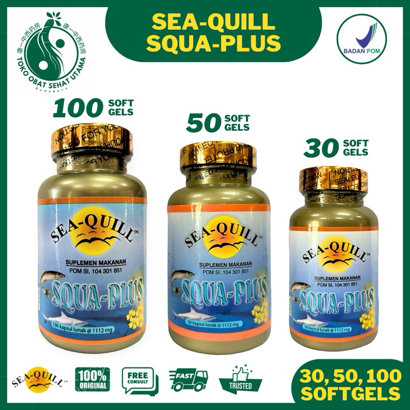 Jual SEA-QUILL SQUA PLUS / Memelihara Kesehatan Jantung dan Pembuluh ...