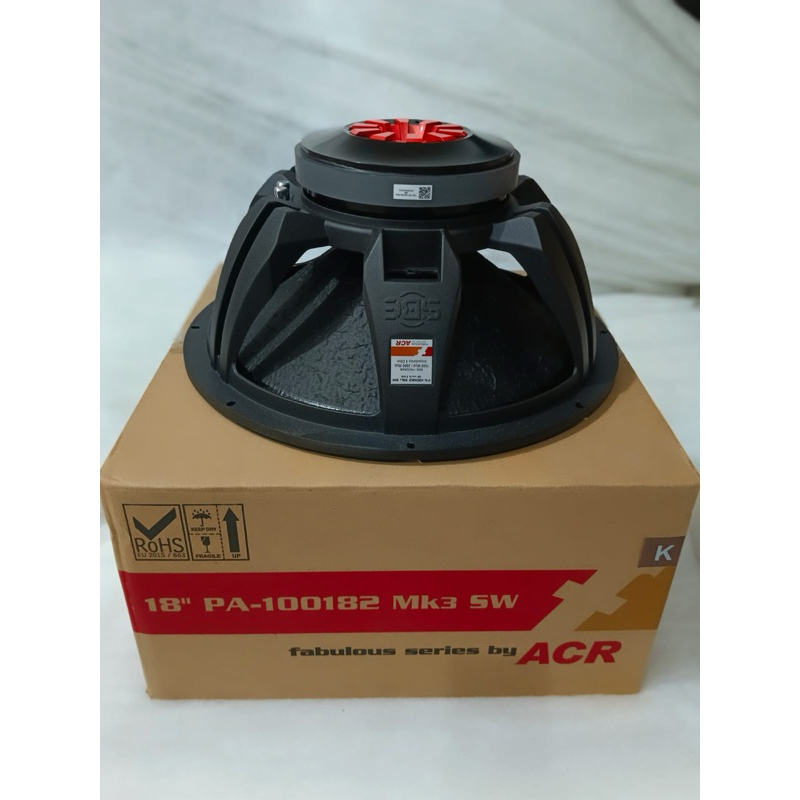 Jual Speaker ACR FABULOUS 18 inch 100182MK3 SW sub / Speaker Acr 100182 ...