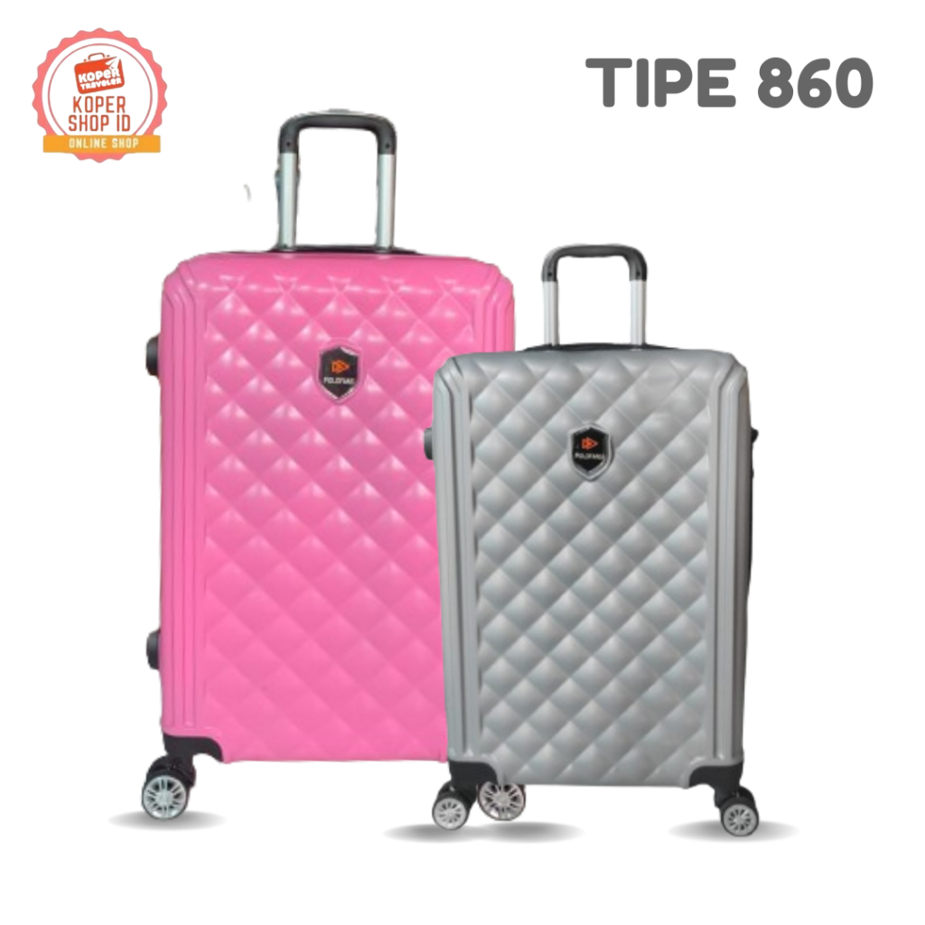 Jual KOPER POLO FANS Koper 20 Inch Fiber Murah Tipe 860 | Shopee Indonesia