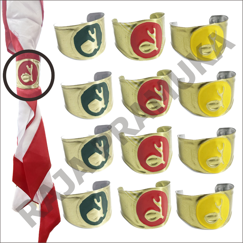 Jual Ring Kacu Pramuka kolong Hasduk Seng Ring Siaga Penegak Hijau ...