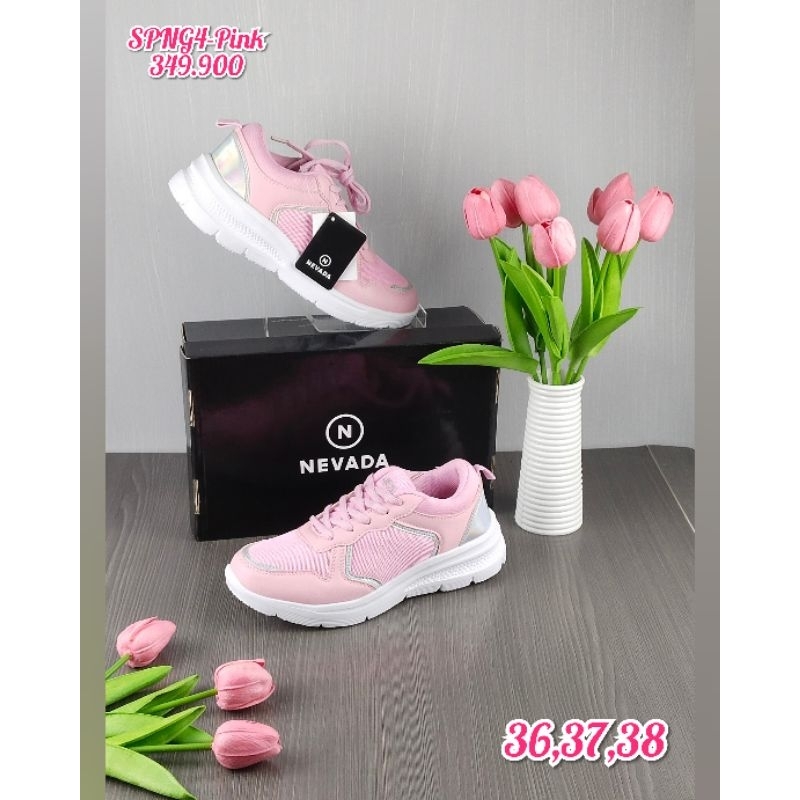 Jual SEPATU NEVADA SNEAKERS PINK | Shopee Indonesia