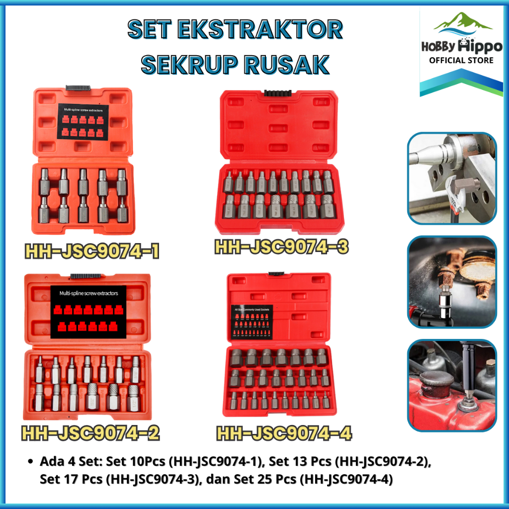 Jual [COD] SET ALAT PEMBUKA BAUT PATAH DAN RUSAK PEMBUKA BAUT DOL ...